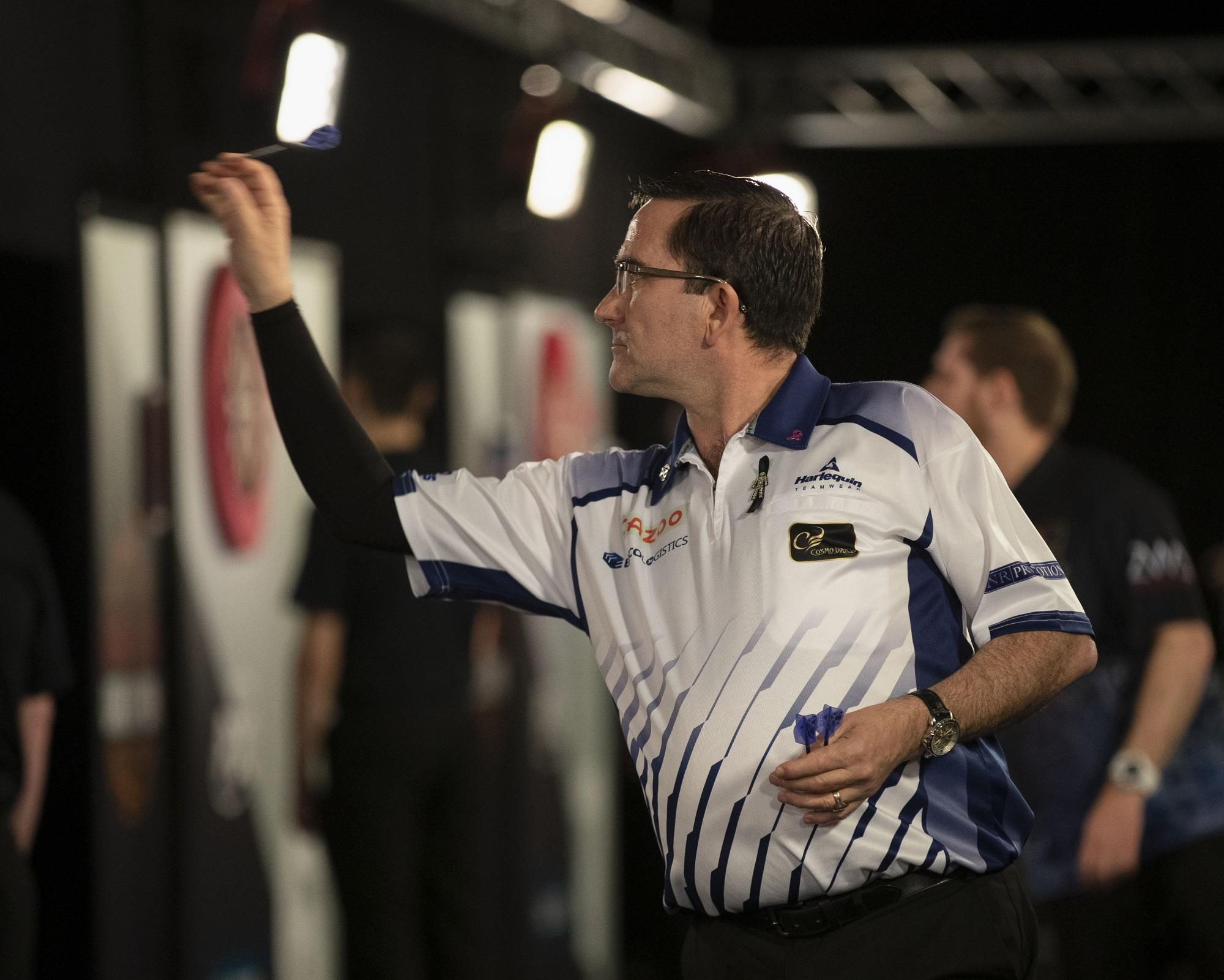 Ross Montgomery stuns Jonny Clayton in Round Two of the European Darts ...